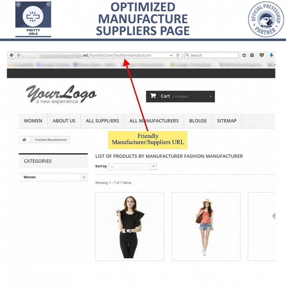 PrestaShop Friendly URL Module | Pretty URL by fmemodules | CodeCanyon